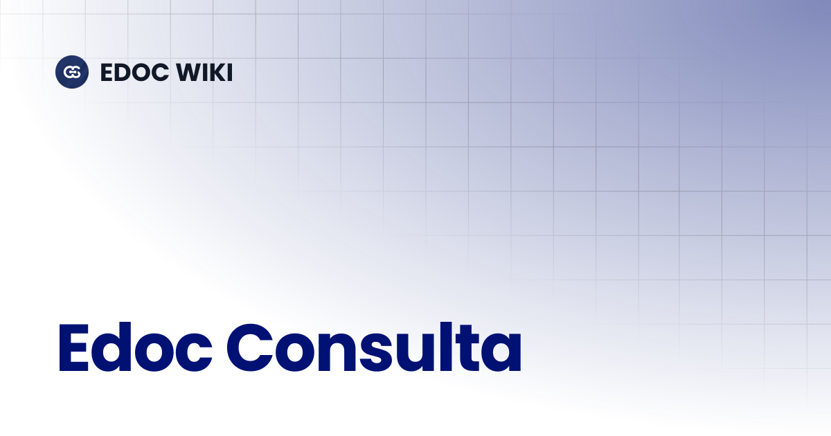 Edoc Consulta | República Dominicana | EDOC WIKI